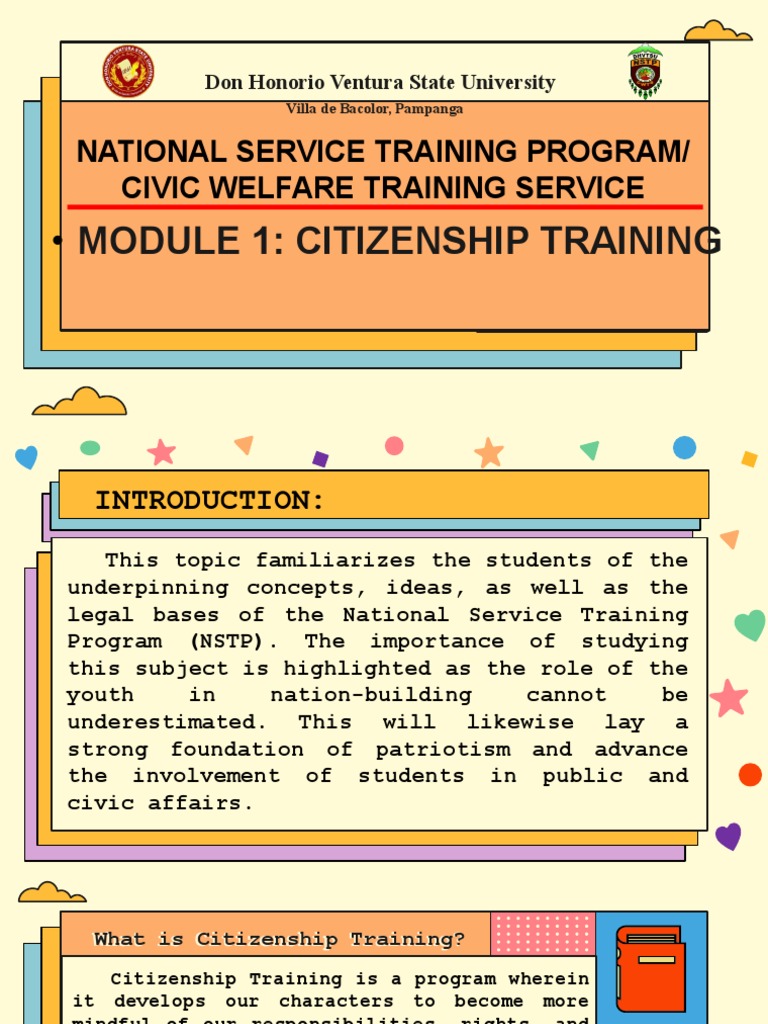 Module 1 Citizenship Training | PDF | Citizenship | Reserve Officers ...