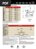 Clarke JU6H Specification Sheet | PDF | Horsepower | Engines