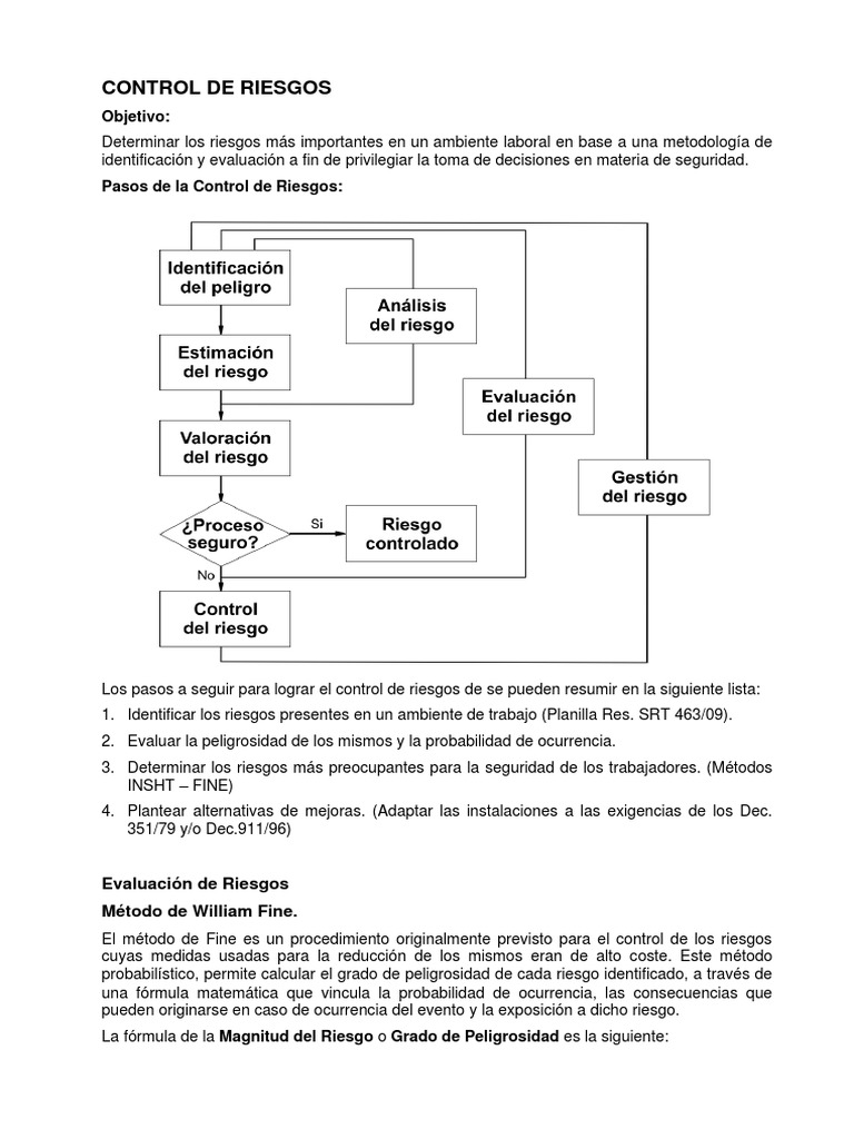 Control - de - Riesgos FINE | PDF | Riesgo | Probabilidad