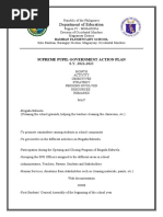 SELG Action Plan | PDF | Learning