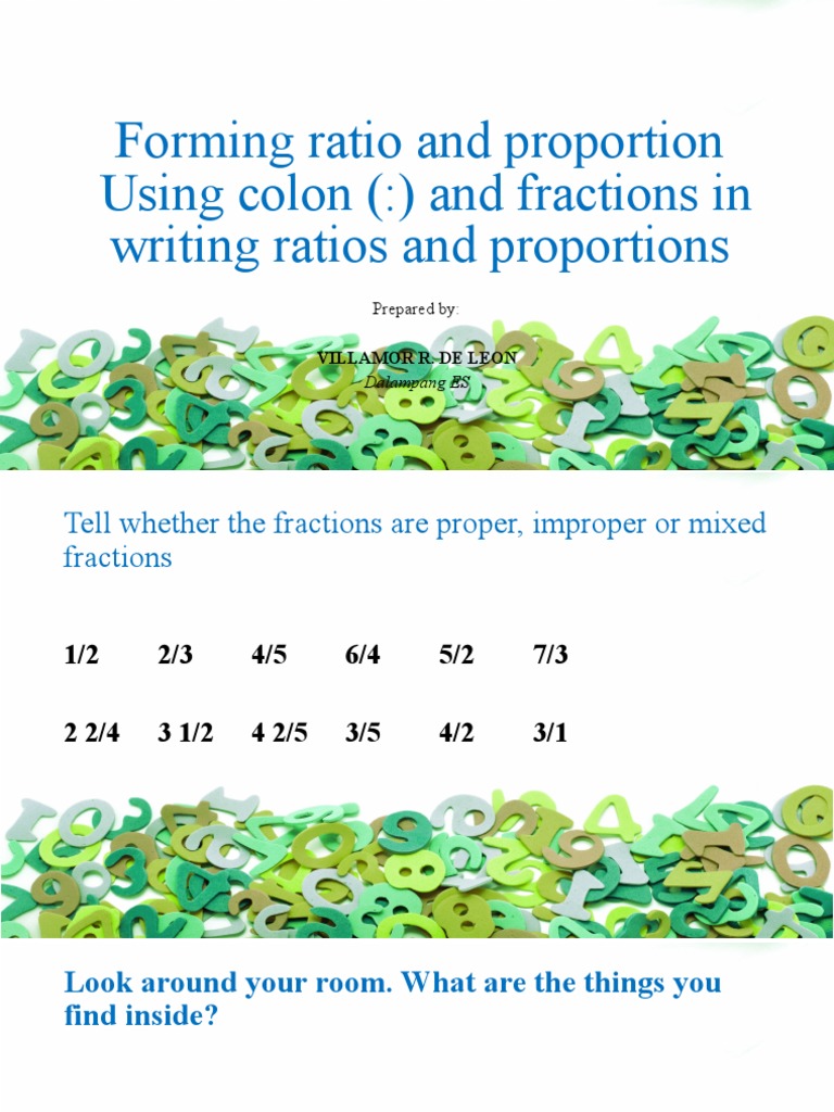 Ratio and Proportions | PDF | Ratio | Odds