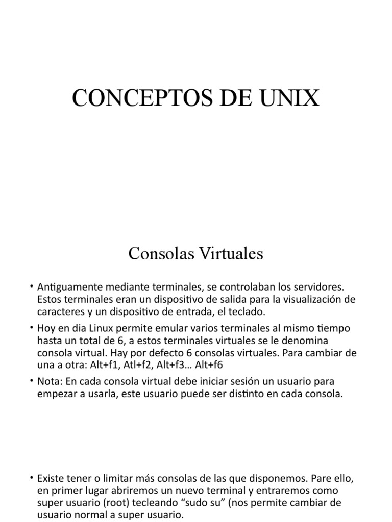 Conceptos de Unix | PDF | Archivo de computadora | Biblioteca (informática)