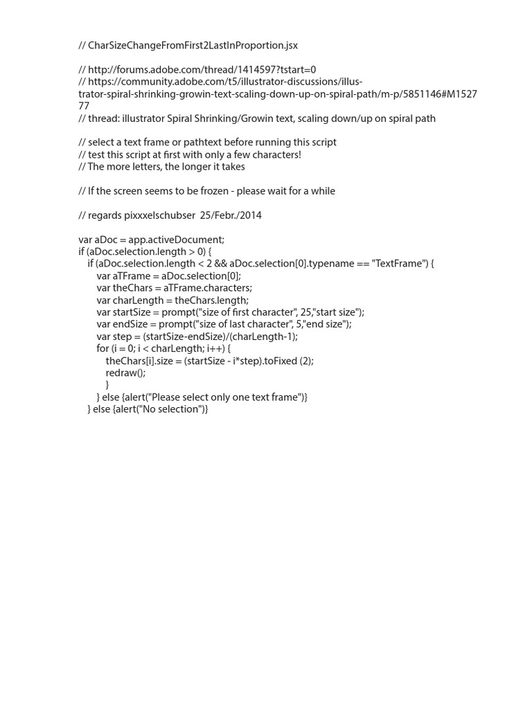 Spiral Text Instruction | PDF | Business
