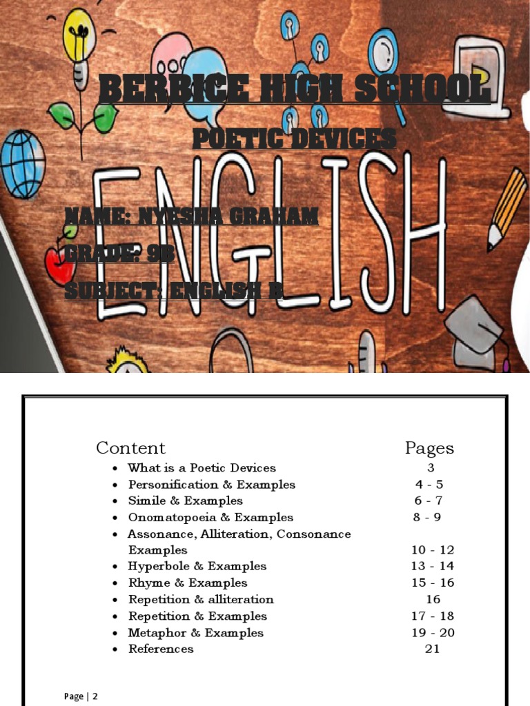 Poetic Devices | PDF | Poetry | The Raven