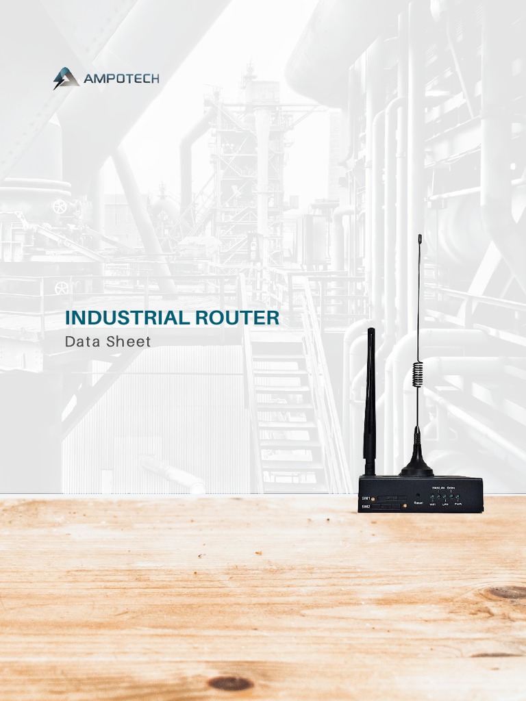 Industrial Router Data Sheet | PDF | Wi Fi | Information And ...