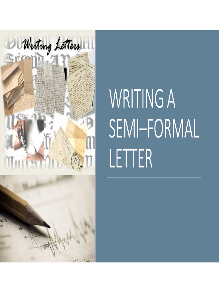 Semi-Formal Letter 1 Prad. | PDF | Linguistics | Human Communication