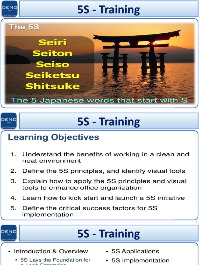 5S Training | PDF