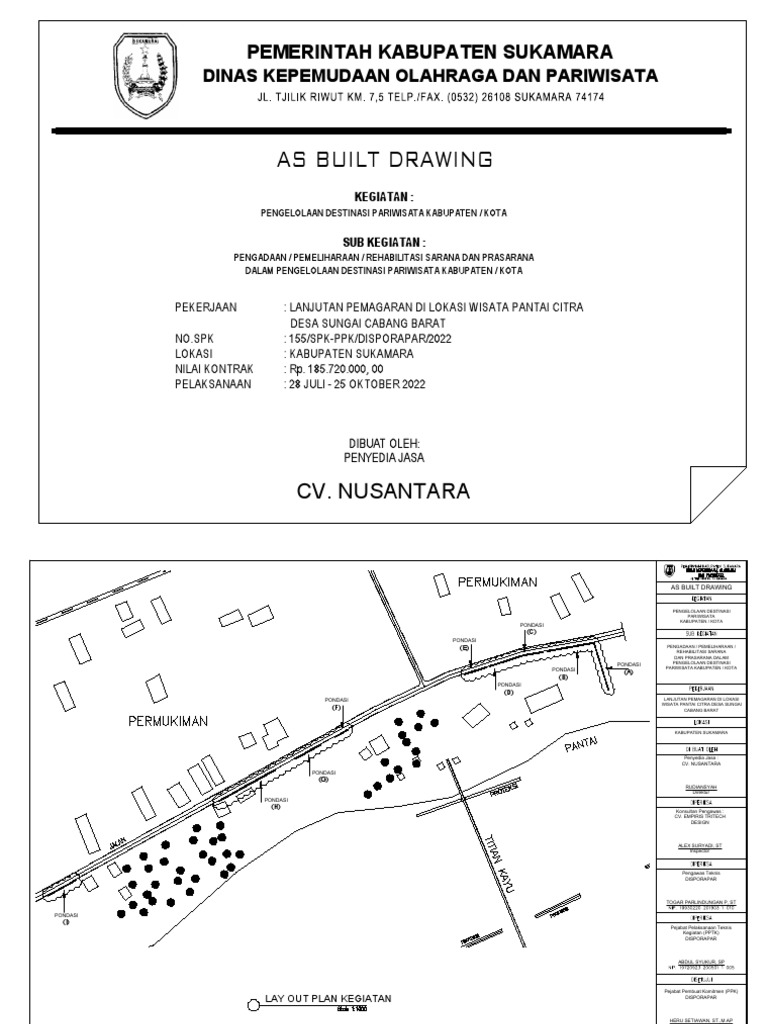 Gambar Back Up Pagar | PDF
