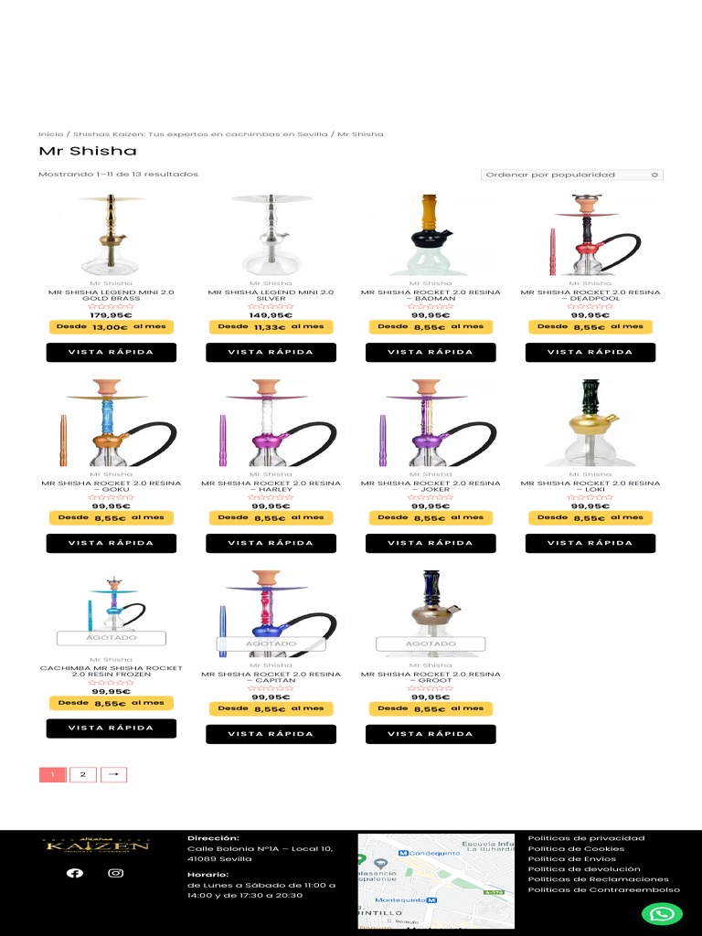 MR Shisha Archivos - Shishas Kaizen | PDF