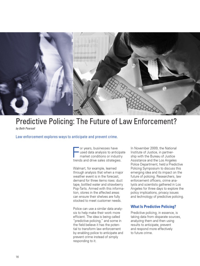 2 Predictive Policing | PDF | Police | Privacy
