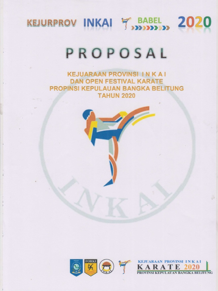 Contoh Proposal Kejurprov INKAI BABEL - Compressed | PDF