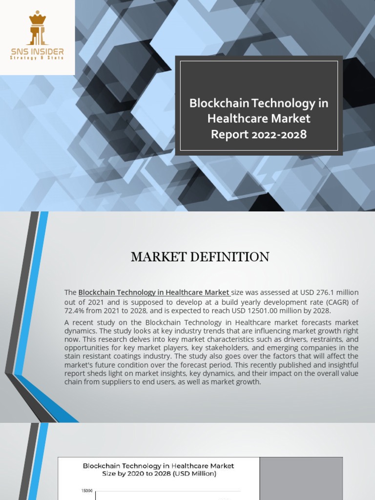 Blockchain Technology in Healthcare Market Report 2022-2028 | PDF | Market (Economics) | Market ...