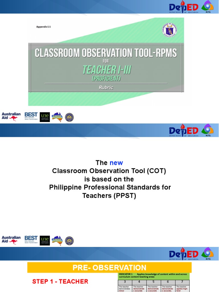 Cot RPMS | PDF | Teaching Method | Learning
