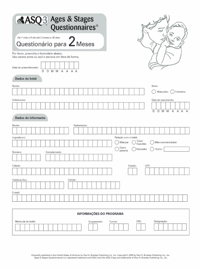 ASQ-3 02 Meses | PDF