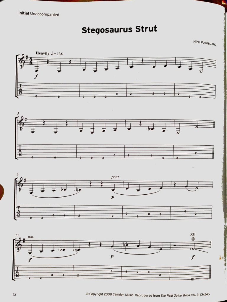 Trinity Guitar Initial Part 2 | PDF