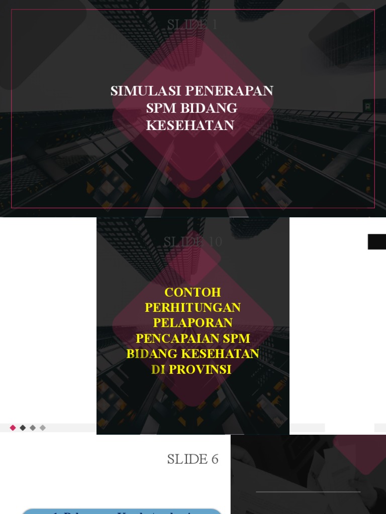 Contoh Penerapan SPM Kesehatan | PDF