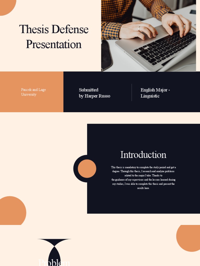 Brown and Black Modern Thesis Defense Presentation | PDF | Career ...