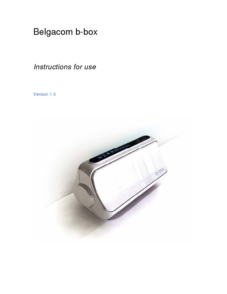 Belgacom B-Box Configuration Guide | PDF | Asynchronous Transfer Mode ...
