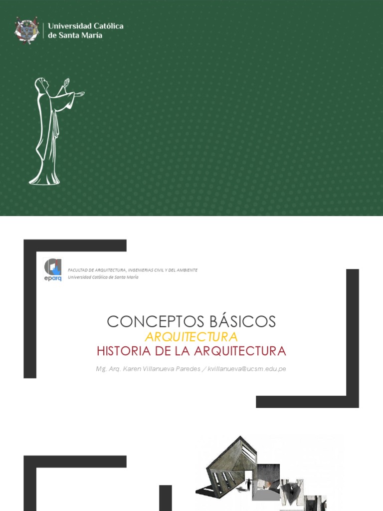 Introducción a los conceptos fundamentales de la Arquitectura | PDF ...