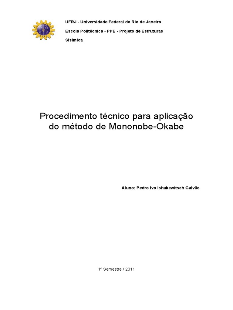 Método Mononobe-Okabe: Guia Técnico | PDF | Solo | Força