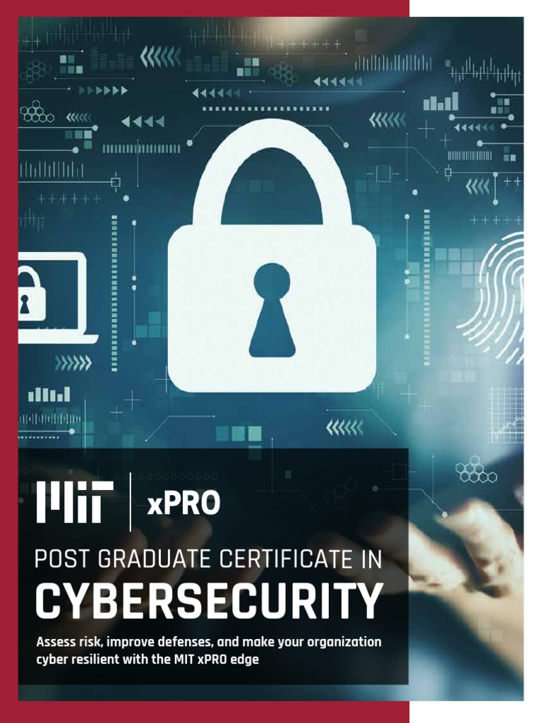 Brochure MIT XPRO Cybersecurity Professional Certificate Batch 6 | PDF ...