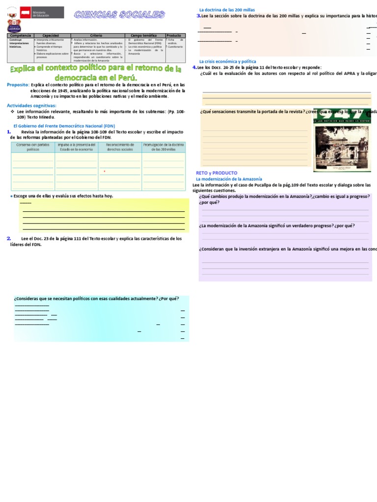 Guia de Aplicación-4-Exp-4-5° | Descargar gratis PDF | Democracia | Ideologías políticas