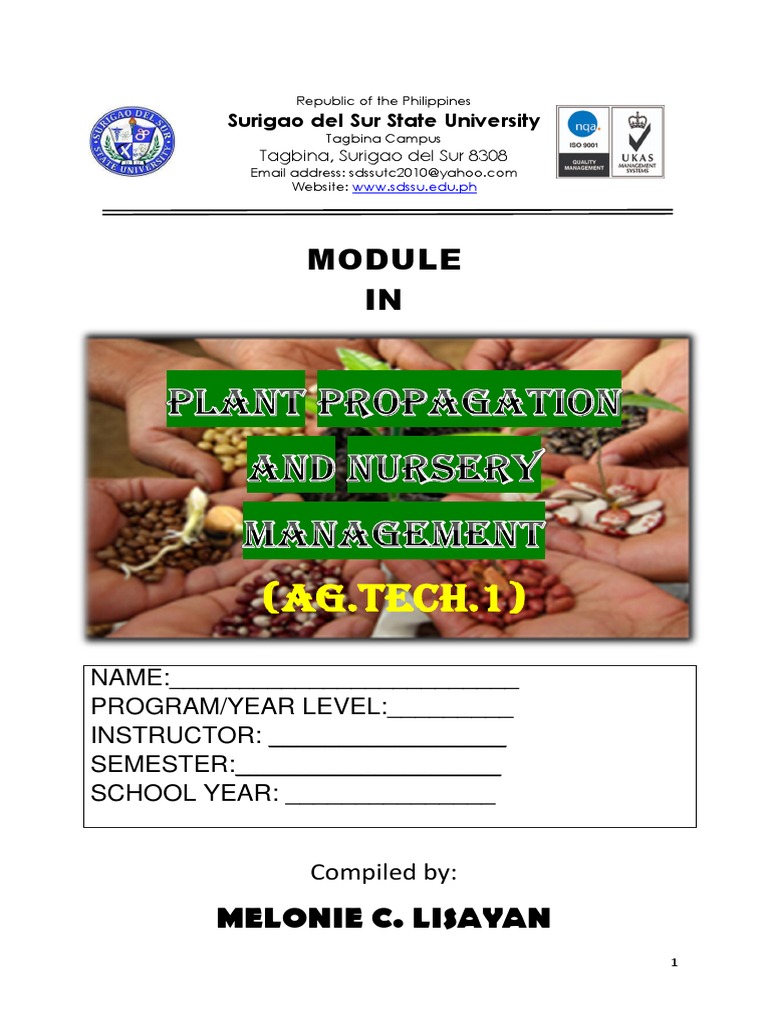 Module 1 Pant Nursery | PDF | Seed | Grafting