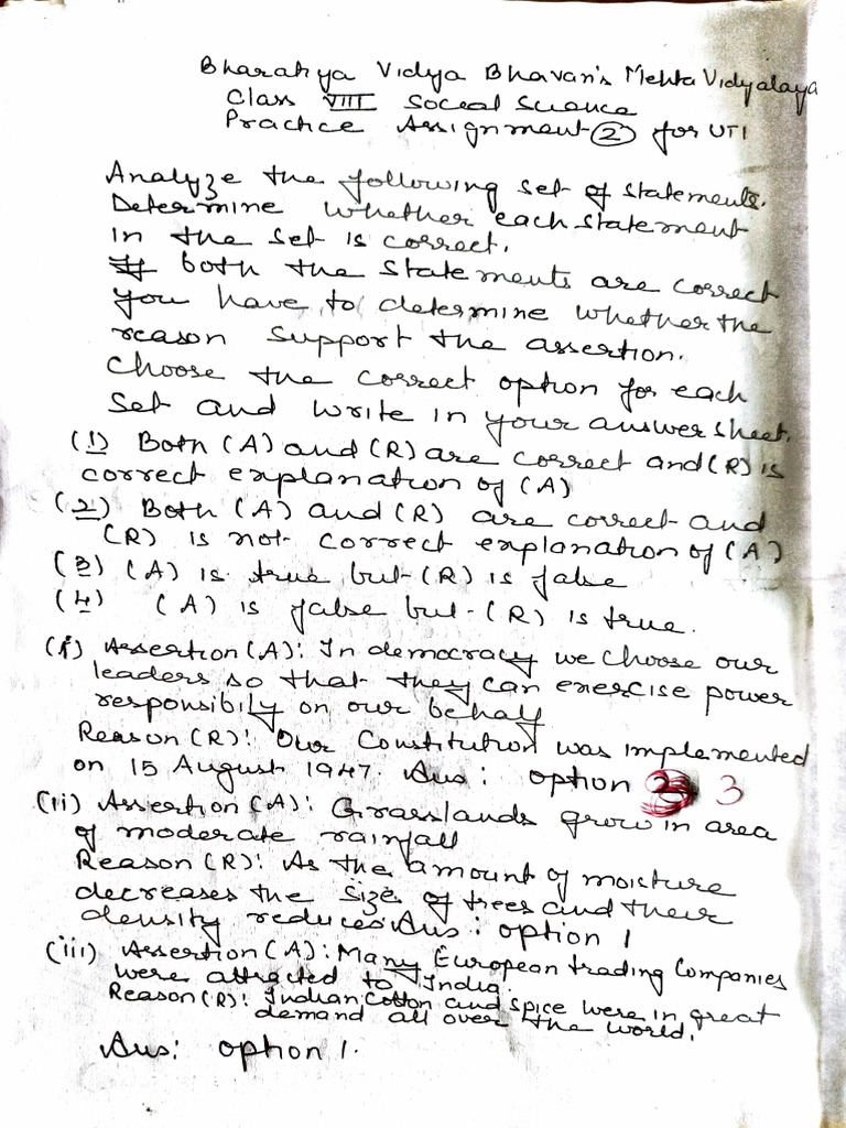 Correction Assignment 2 | PDF