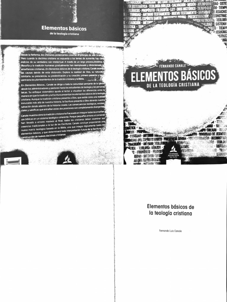 Fernando Canale - Elementos Basicos de La Teologi A Cristiana | PDF