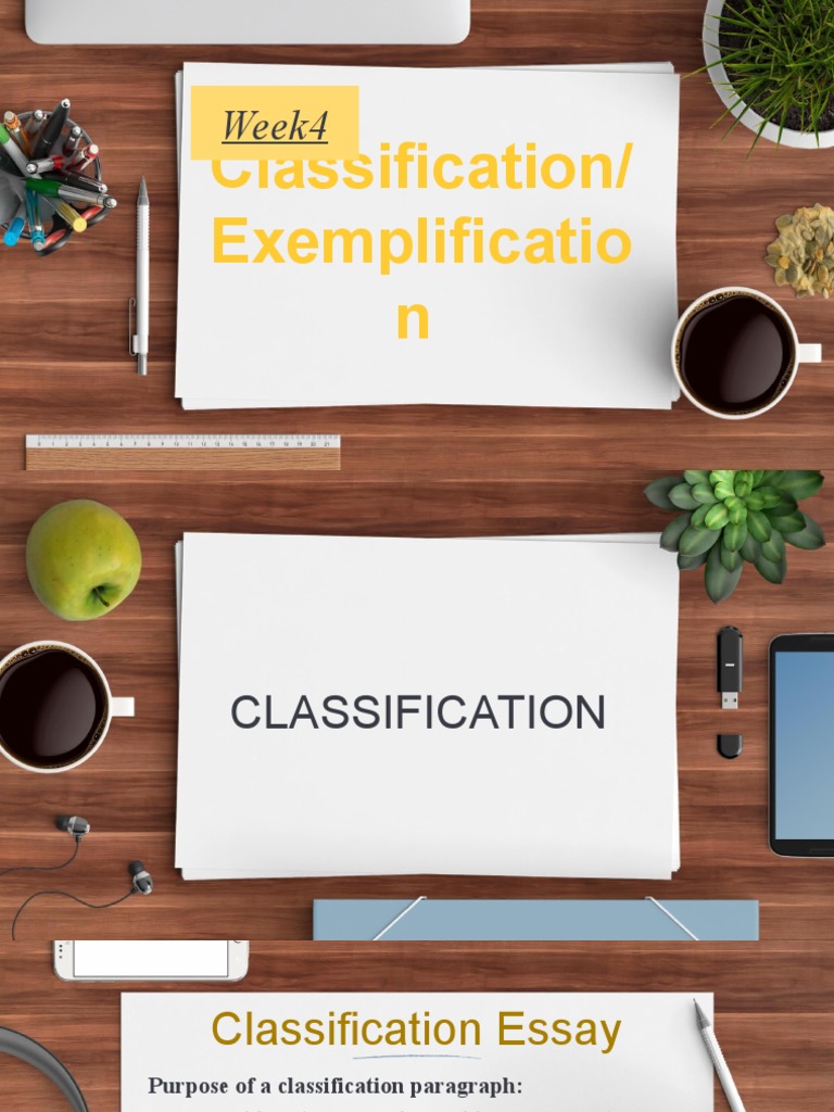 WK4-EXEMPLIFICATION & CLASSIFICATION | PDF | Essays | Concept