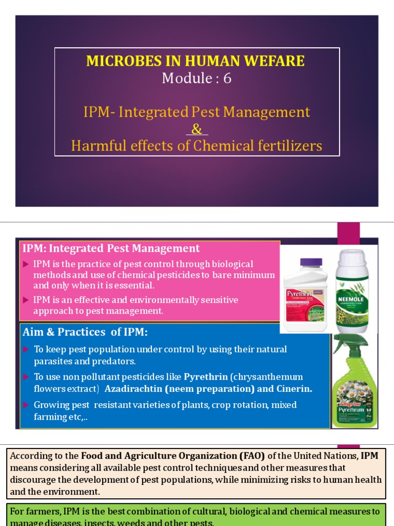 Module 6 IPM & Harmful Effect of Chemical Pesticides. | PDF | Pesticide ...