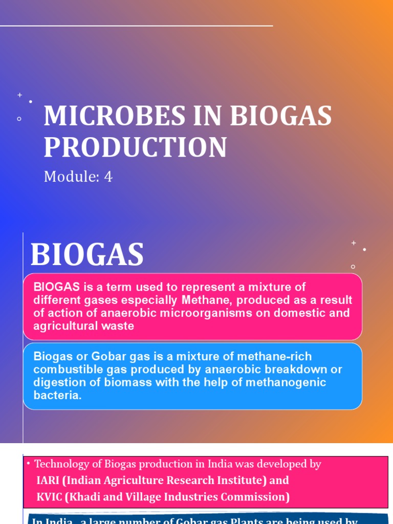 Role of Microbes in Biogas Production | PDF | Anaerobic Digestion | Biogas