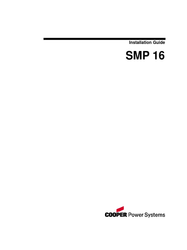 SMP 16 Installation Guide | PDF | Information And Communications Technology | Computer Architecture
