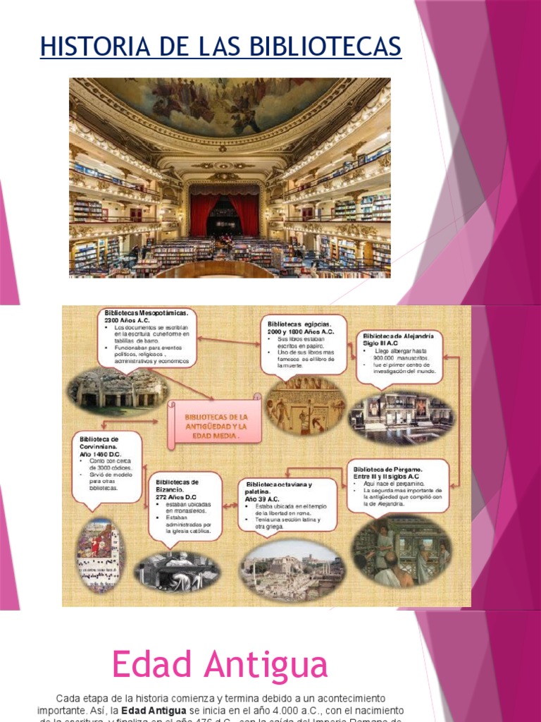 Historia de Las Bibliotecas | PDF | Cuneiforme | Bibliotecas