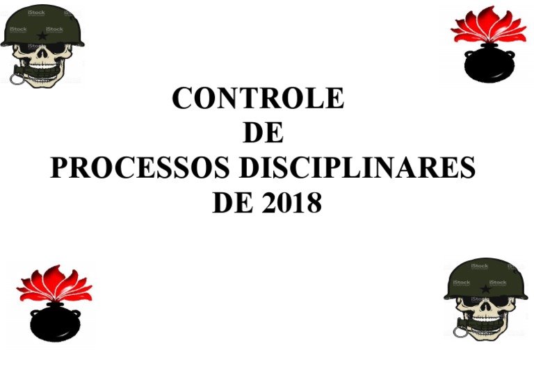 Capa de Processos Disciplinares | PDF