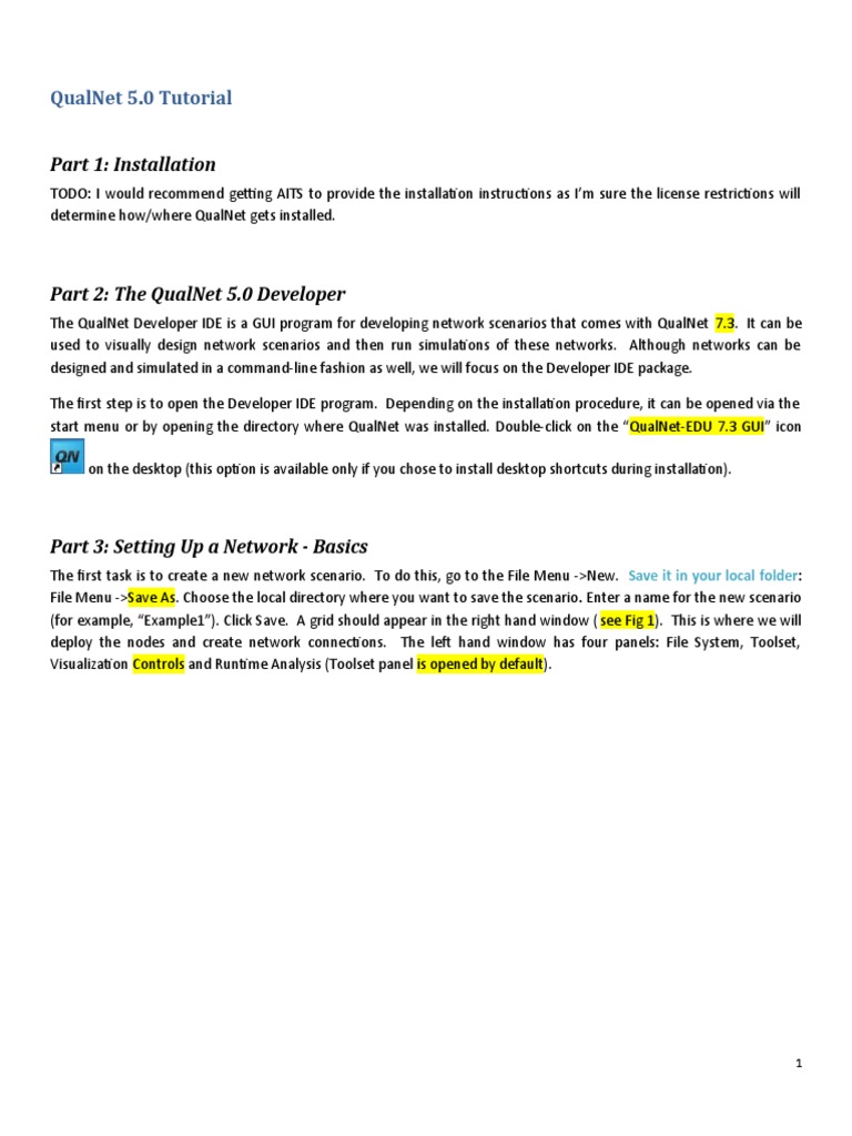 Qualnet Tutorial 5.0-6 | Download Free PDF | Computer Network | Router ...