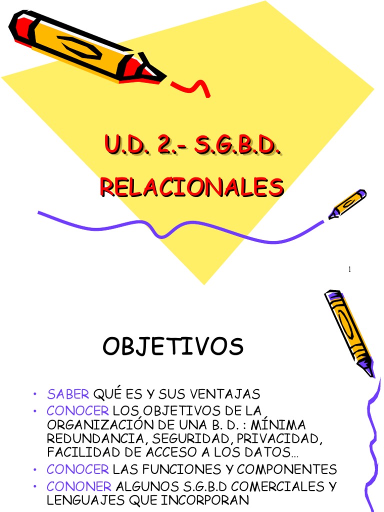 U D 2 - SGBDR | PDF | Bases de datos | Lenguaje de programación