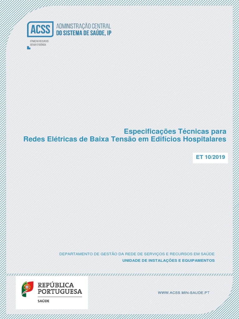 ACSS - ET10 2019 Especificacoes-BT v2019 | PDF | Eletricidade | Fiação ...