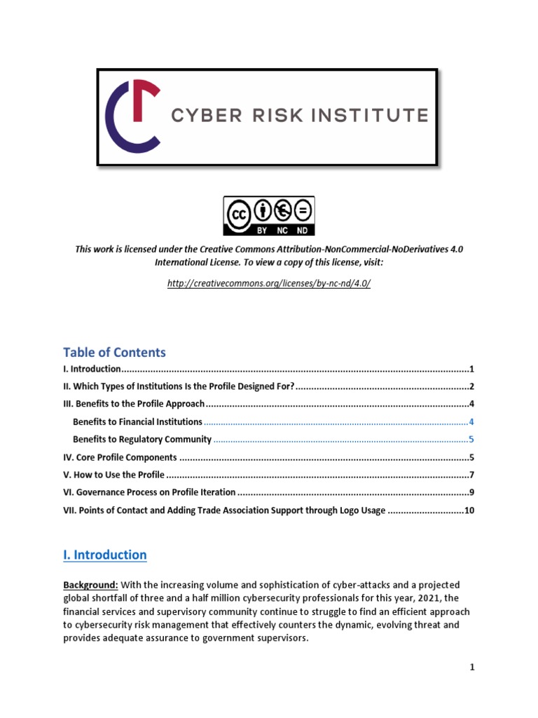 CRI Profile v1.2 User Guide Text Final Dec.14.2021 | PDF | Computer ...