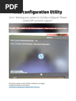 HP BIOS Configuration Utility (BCU) Guía Del Usuario | PDF | Bios ...