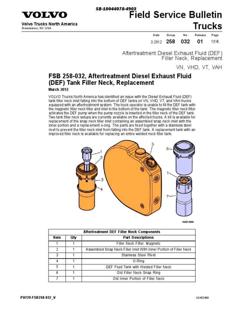 Replace DEF Tank Filler Neck | PDF | Manufactured Goods | Mechanical ...