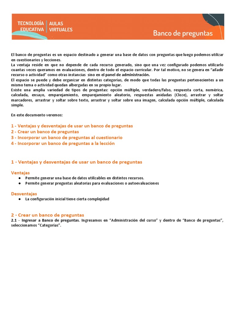 RA10 Banco de Preguntas | PDF | Cuestionario | Bancos