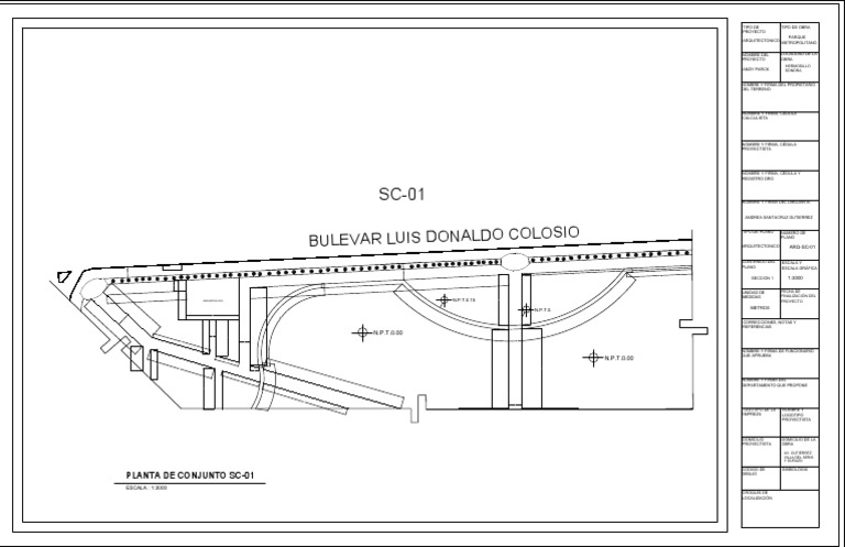 Plano de Conjunto SC-01 | PDF