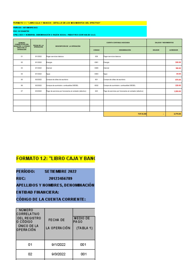 Libro Caja y Bancos SUNAT CAMILA MACALOPU | PDF | Contabilidad | Bancos
