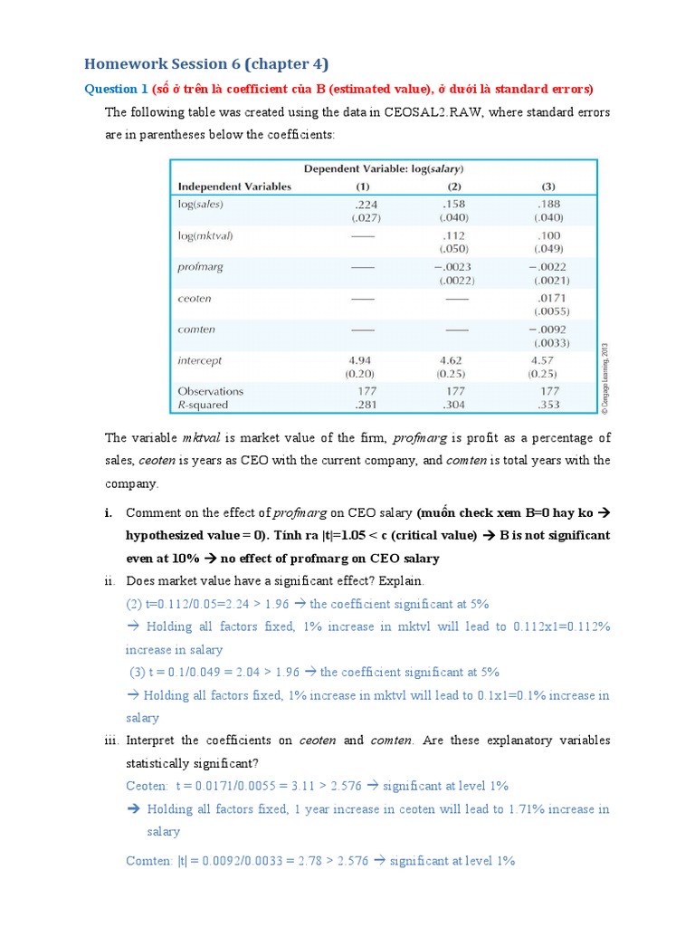 Session 5 ch4 | PDF | Ordinary Least Squares | Regression Analysis