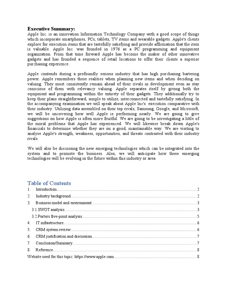 Apple Inc.: An Analysis of Strengths, Weaknesses, Opportunities and ...