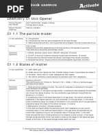 Activate 1 Biology Chapter1 Answers | PDF | Cell (Biology) | Chloroplast