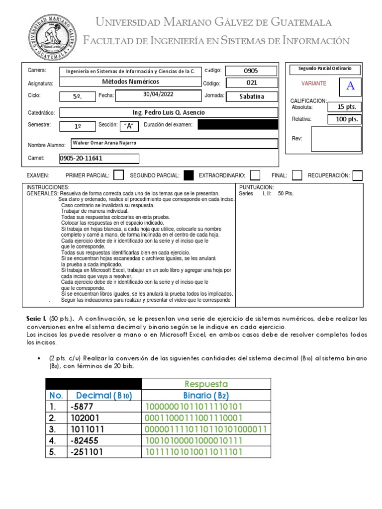 2do Parcial | PDF | Poco | Ciencias de la Computación