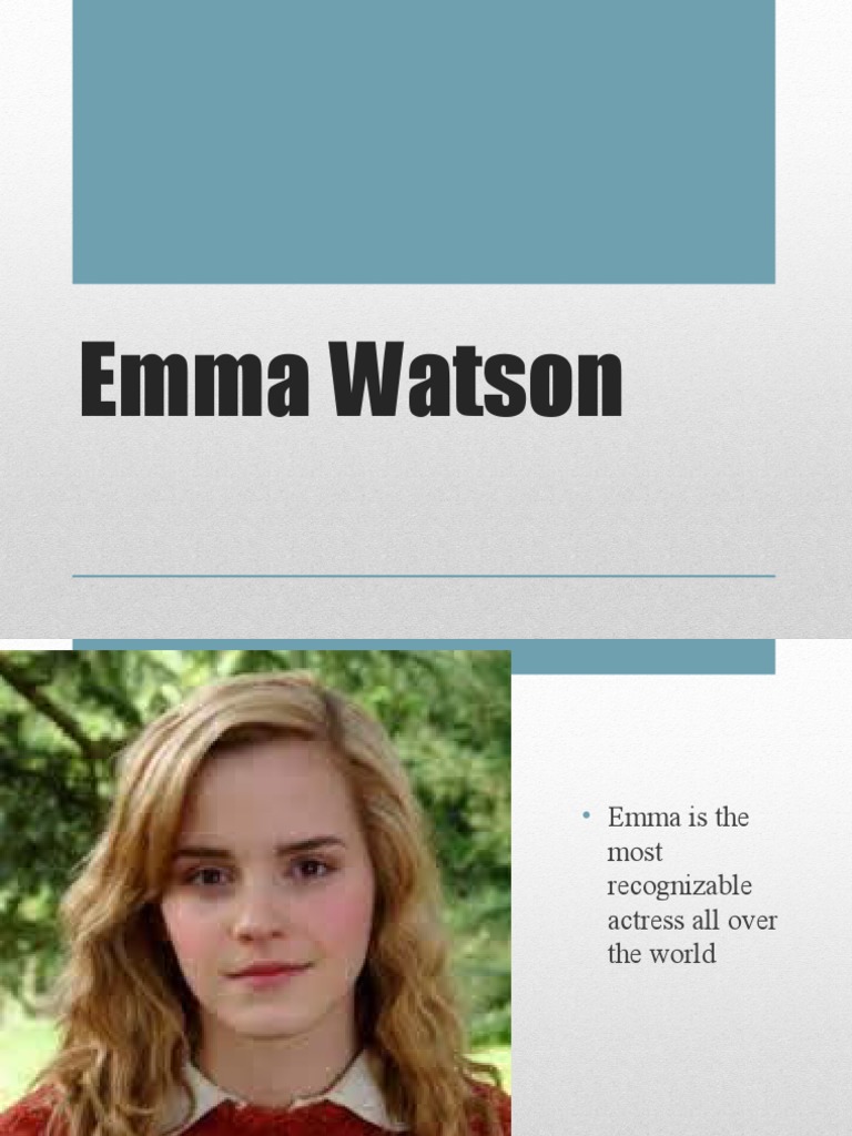 Emma Watson | PDF