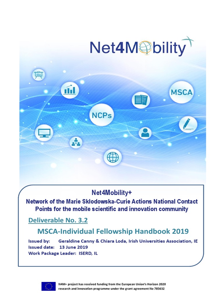 N4M+ - MSCA IF Handbook - 2019 | PDF | Knowledge Economy | Interdisciplinarity